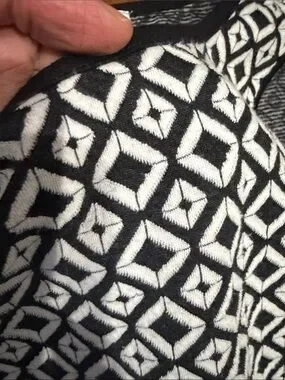 Max Studio | Dresses | Max Studio Black And White Geometric Sleeveless ...
